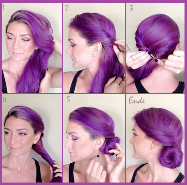 Schöne frisuren für lange haare zum selber machen mit anleitung ...