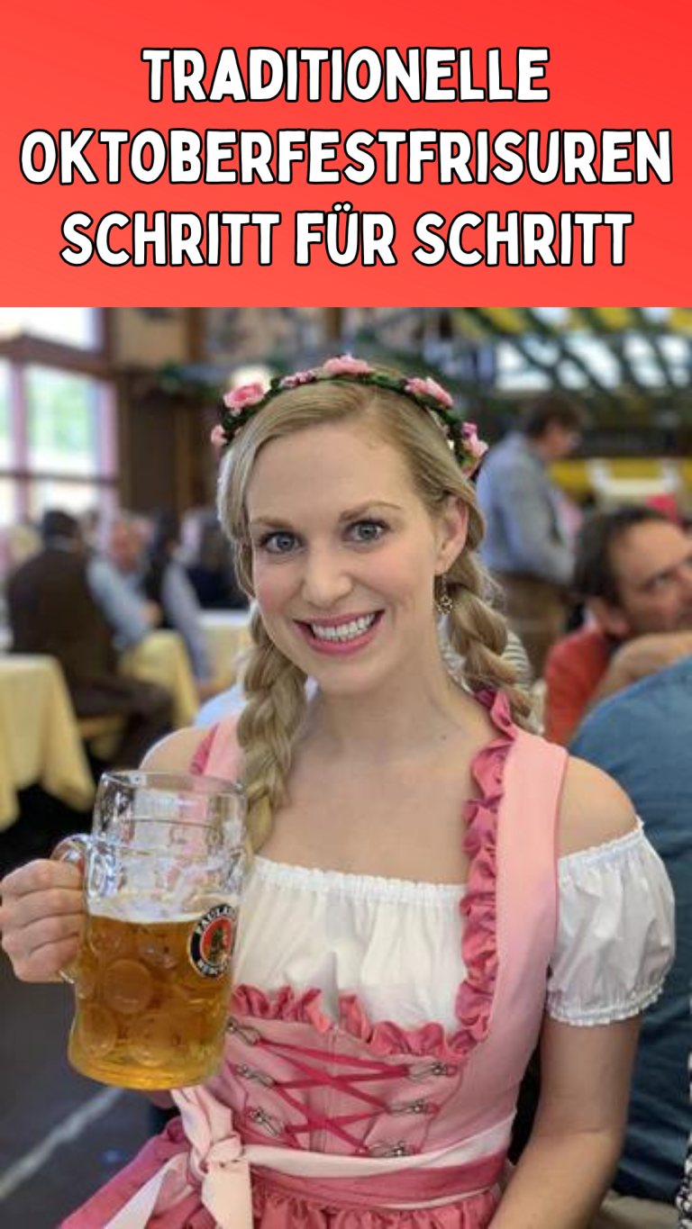 Traditionelle Oktoberfestfrisuren: Schritt für Schritt zum perfekten ...