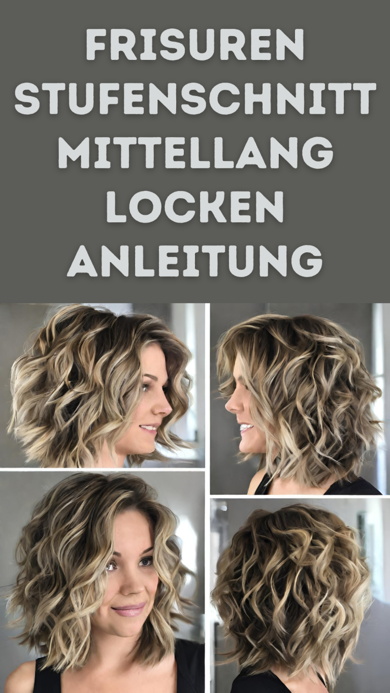Ultimativer Leitfaden für frisuren stufenschnitt mittellang locken: So zaubern Sie ...