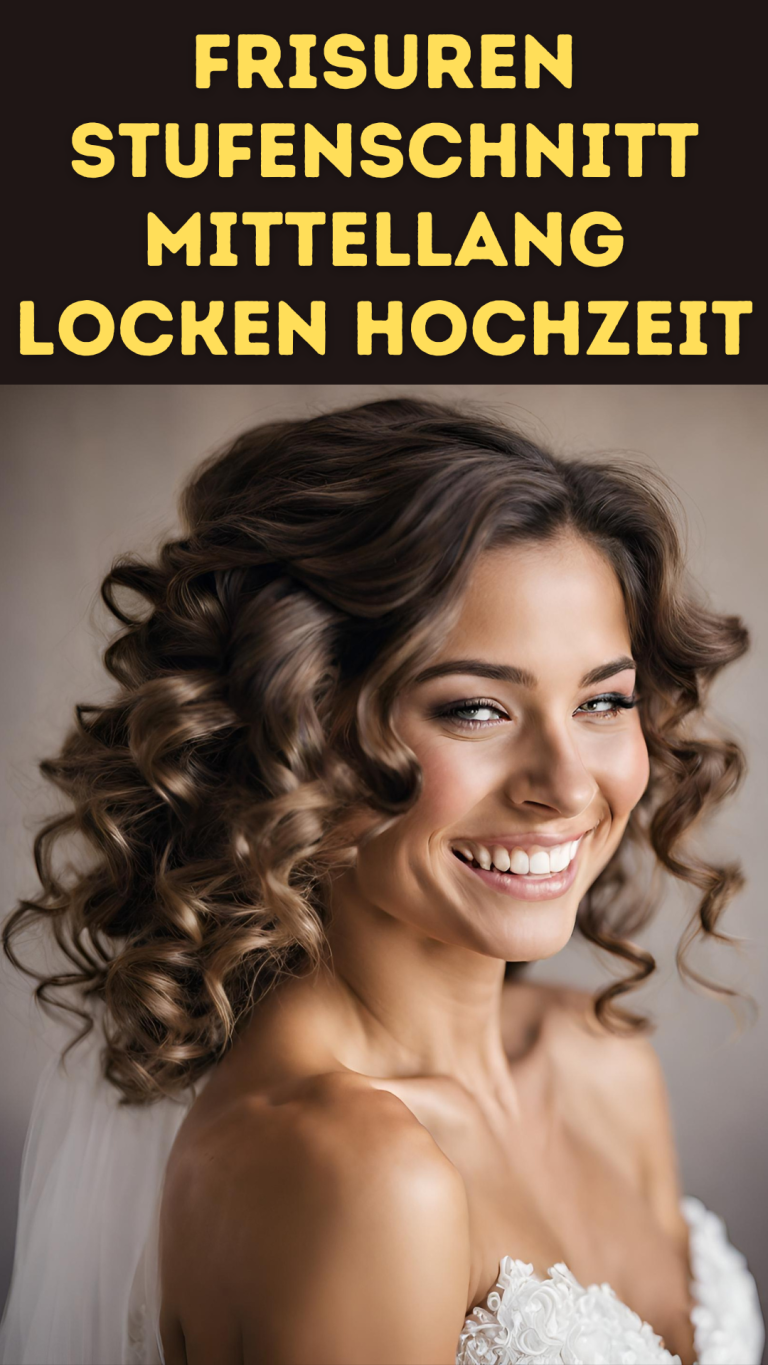Entdecken Sie den ultimativen Frisuren-Guide: Stufenschnitt Mittellang, Locken, Hochzeit und ...