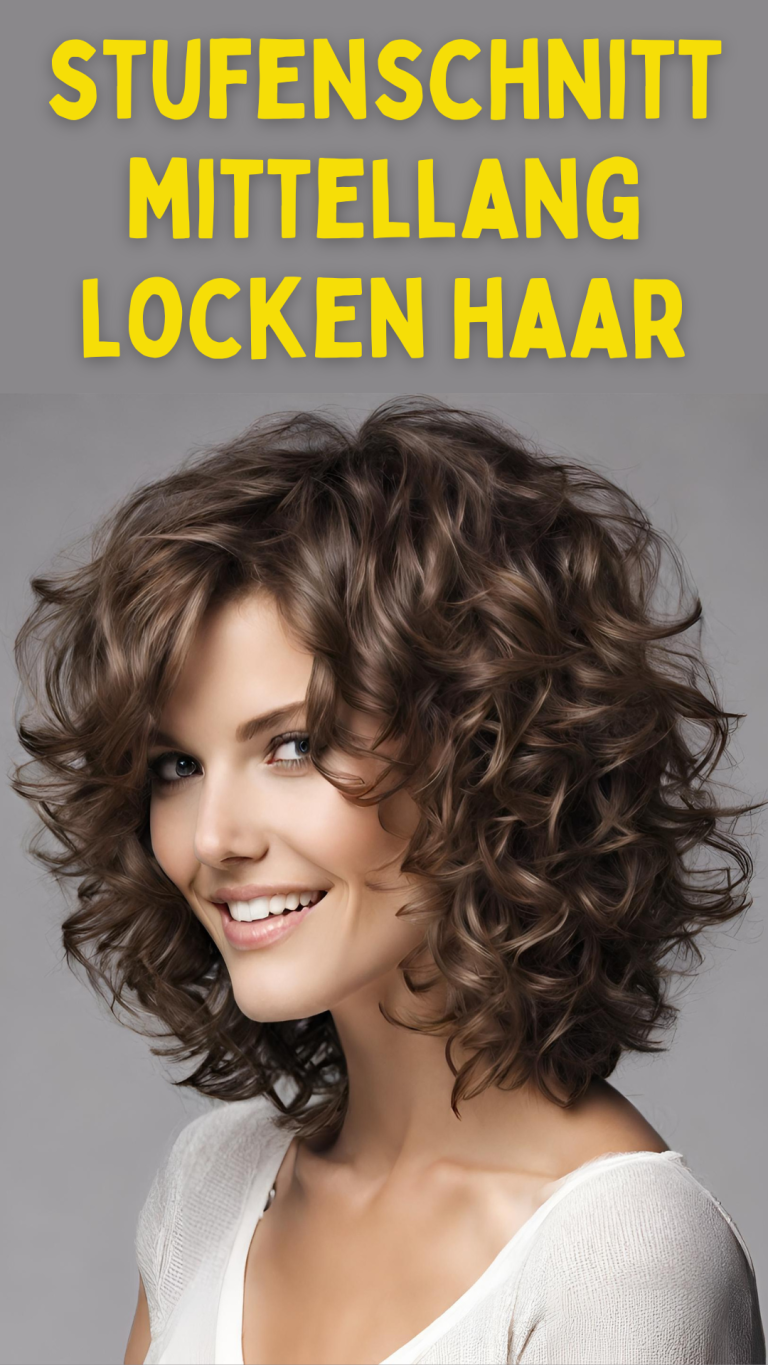 Der ultimative Leitfaden für frisuren stufenschnitt mittellang locken haar: So zaubern Sie ...