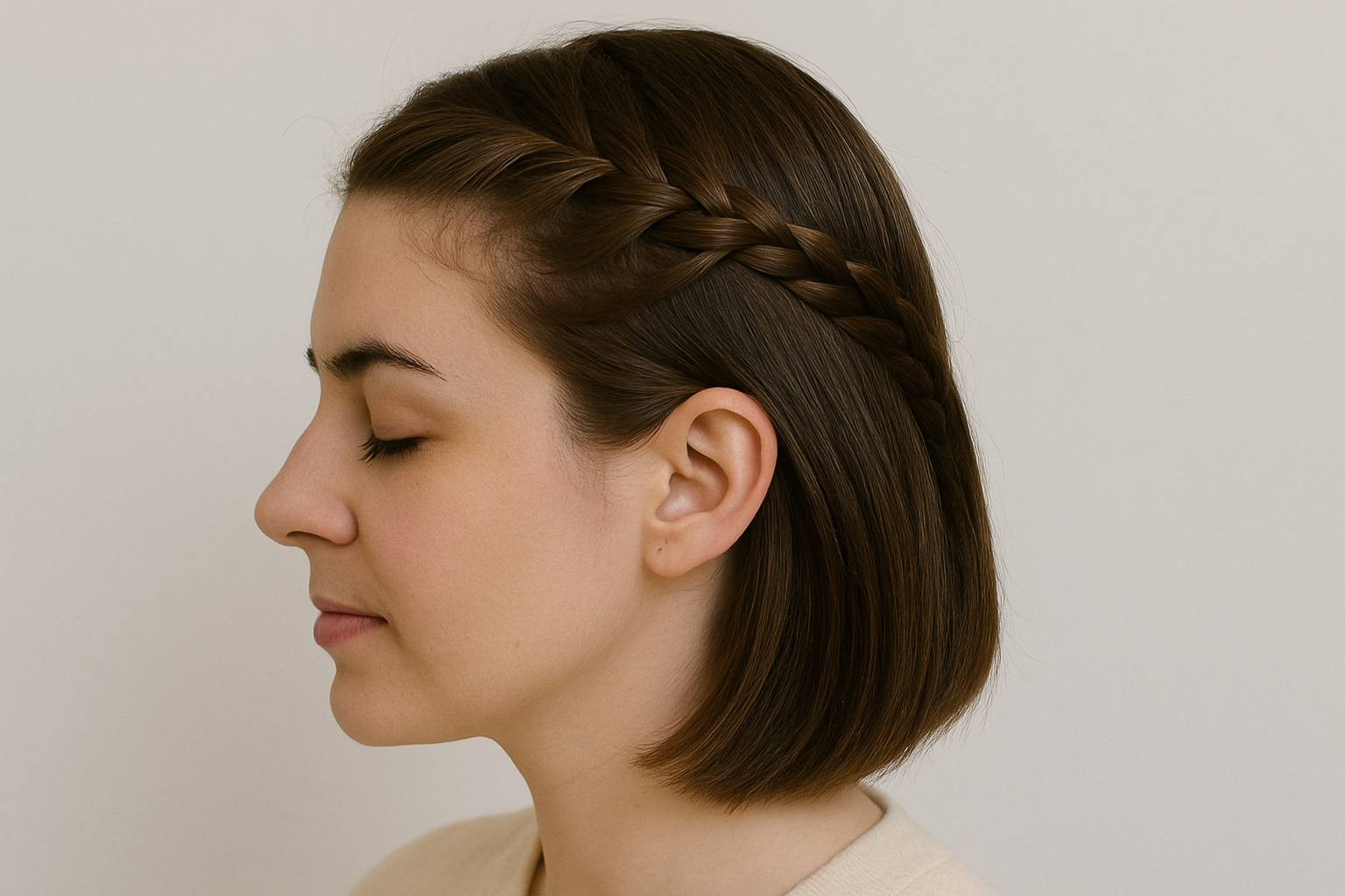 Diese Zopf Ideen für kurze Haare verändern deinen Alltag komplett ...