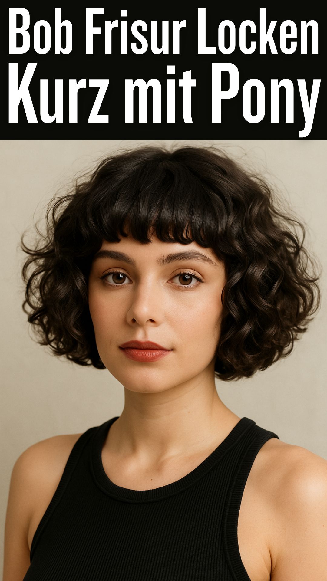 Diese Bob Frisur Locken Kurz mit Pony wirst du lieben - Frisur Ideen