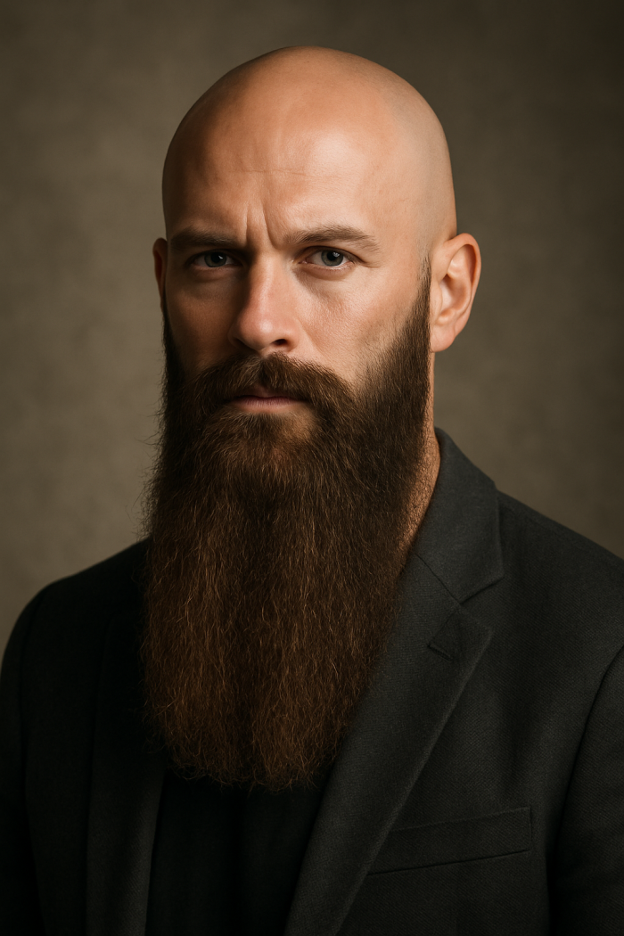 Die besten Vollbart Frisuren mit Glatze die jeden Look aufwerten ...