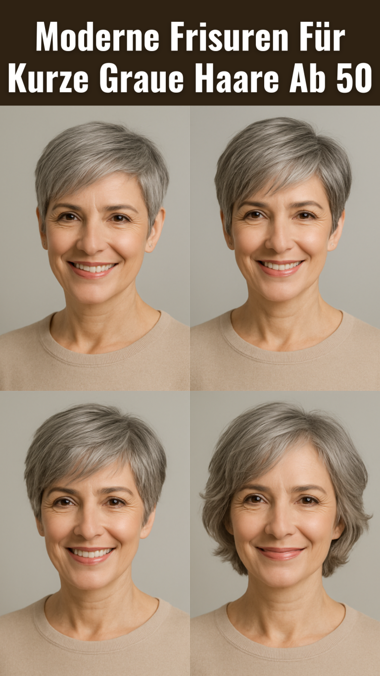 Verwunderlich Graue Haare Frisuren Ab 50 Bilder