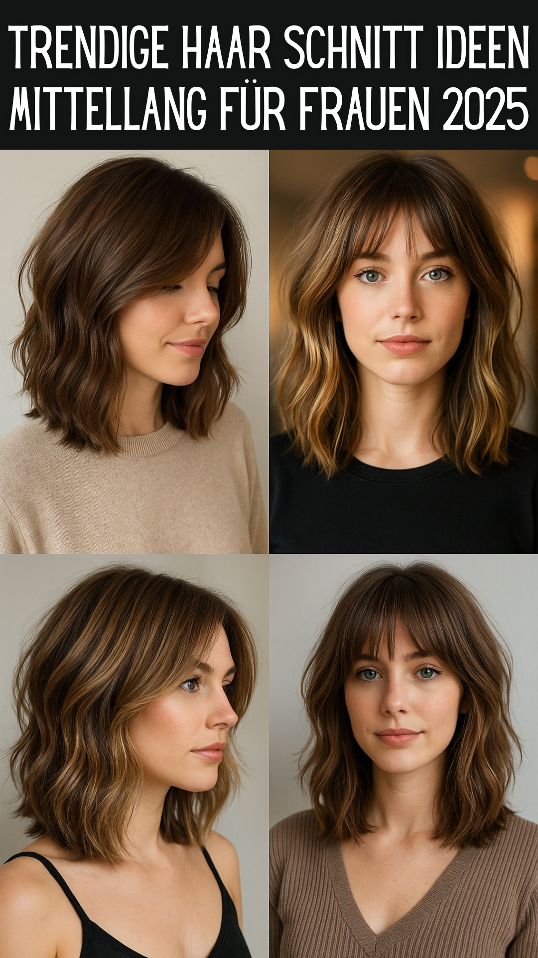 Mittellang Haar Frisuren Frauen